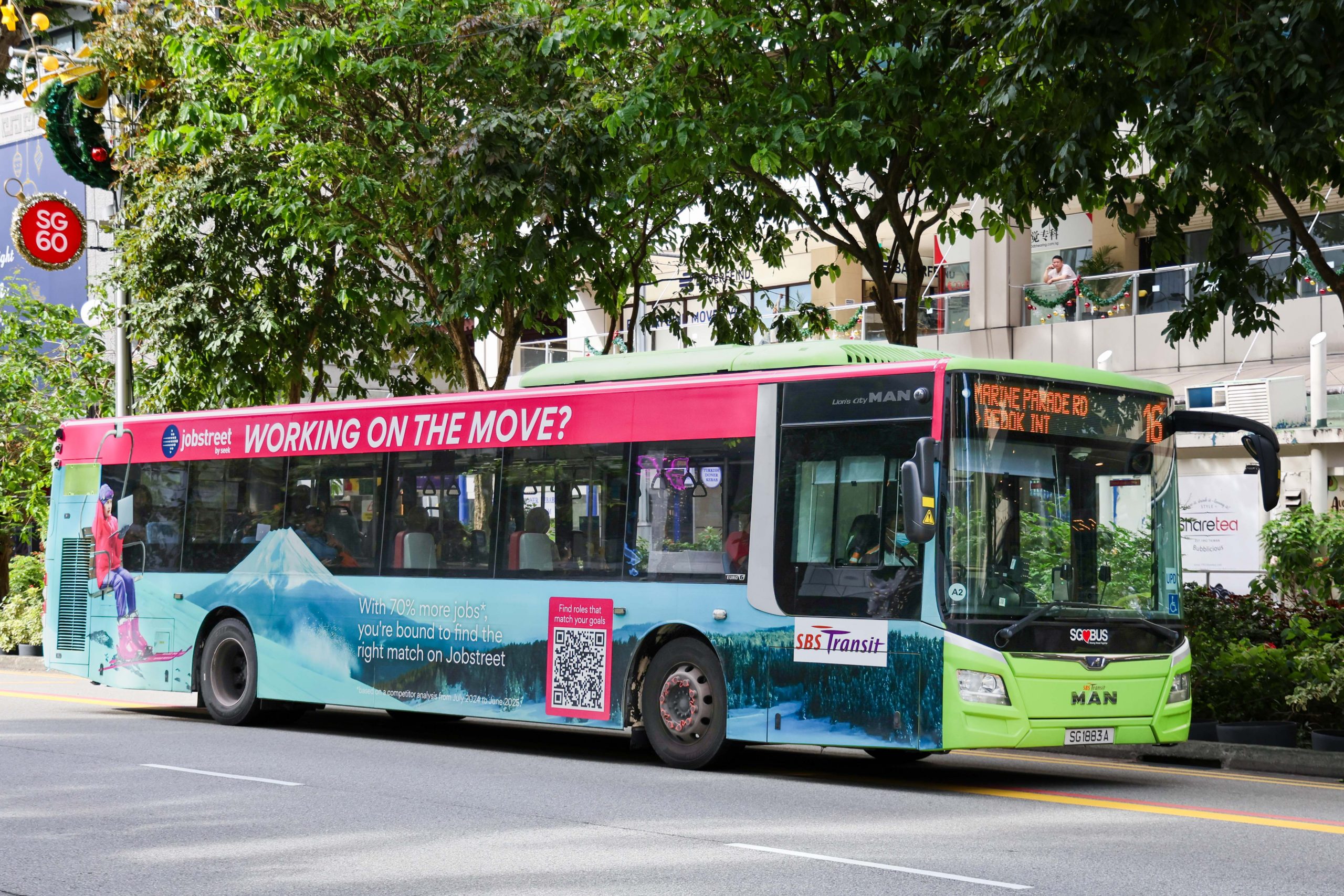 Fully Wrapped Single Deck Bus - Moove Media